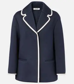Max Mara Single-breasted Jersey Blazer