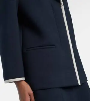 Max Mara Single-breasted Jersey Blazer