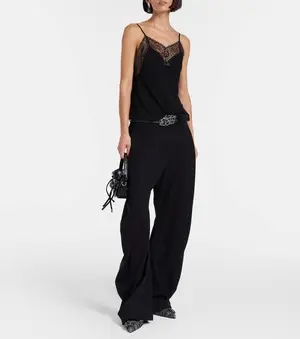 Acne Studios Nylon-trimmed Top