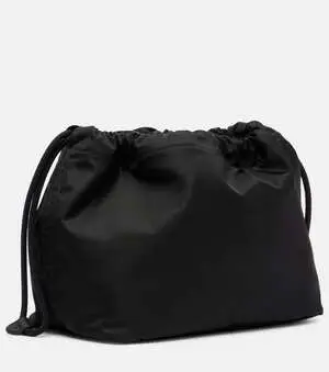 Burberry Reversible Leather-trimmed Pouch