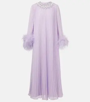Self-portrait Feathered Evening Dresses