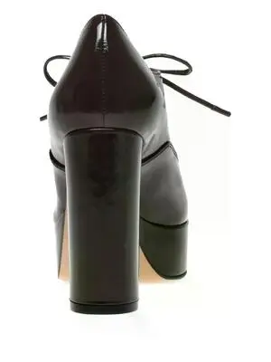 GIANVITO ROSSI Vicky Lace-up Platform Boots