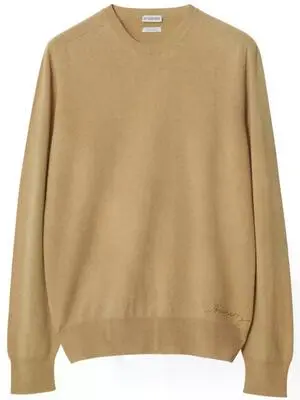 Burberry Logo-embroidered Cashmere Jumper