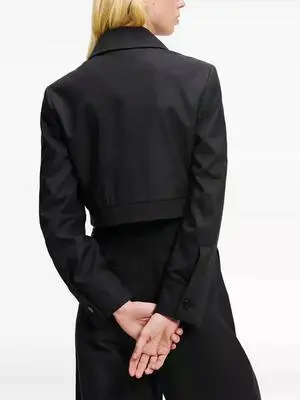 Karl Lagerfeld Cropped Jacket With Pocket Detail