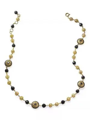 Dolce & Gabbana 18k Yellow Sicily Jade And Sapphire Necklace - Gold