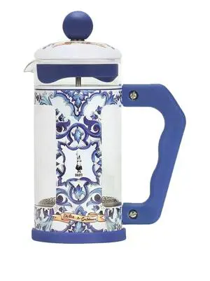Dolce & Gabbana X Bialetti Small Carretto-print French Coffee Press - White