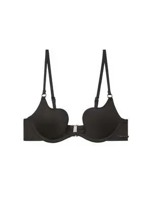 Fleur Du Mal Seduce U-plunge Bikini Top - Black