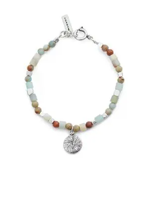 MARANT Embellished Bead Bracelet With Silver-tone Pendant - Blue