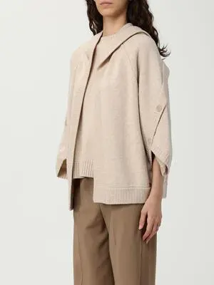 Max Mara Ribbed Hooded Poncho
