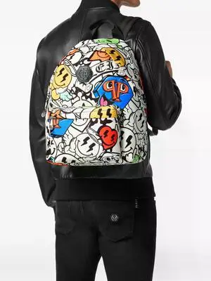 Philipp Plein Printed Backpack