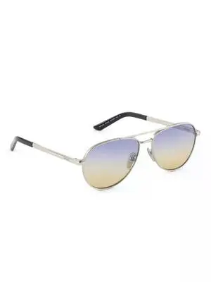Prada Logo-engraved Aviator Sunglasses
