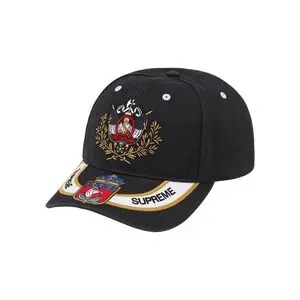 Supreme Crest 6-Panel Cap Black