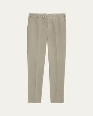 Brunello Cucinelli Modern Fit Flat-front Pants - Khaki