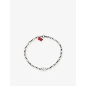 Hugo Logo-plaque Stainless-steel Bracelet