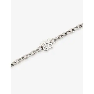 Hugo Logo-plaque Stainless-steel Bracelet
