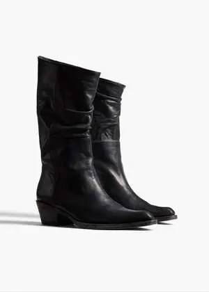 Khaite Clive Leather Boots