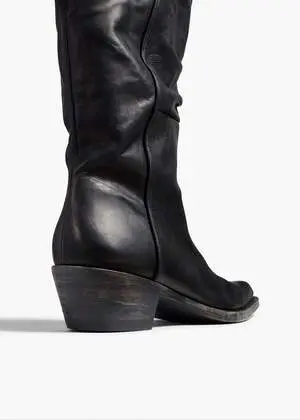 Khaite Clive Leather Boots