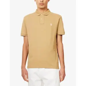 Polo Ralph Lauren Custom Slim-fit Cotton Polo Shirt - Tan/crm Pp