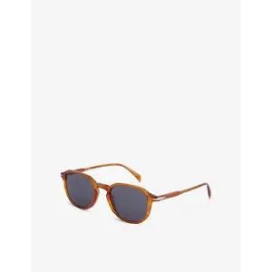 DB EYEWEAR BY DAVID BECKHAM Rectangle-frame Acetate Sunglasses