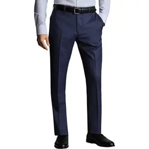 CHARLES TYRWHITT Ultimate Performance Sharkskin Suit Trousers - Royal Blue