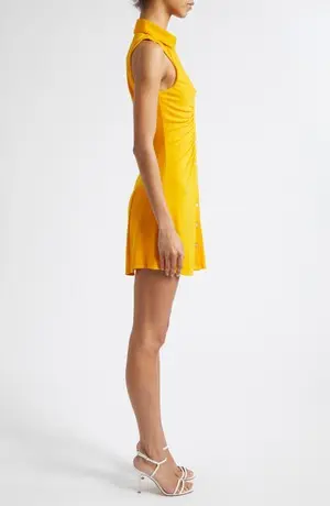 Cinq À Sept Melinda Sleeveless Minidress - Saffron