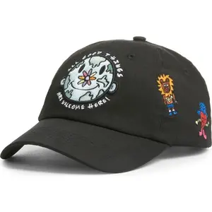 VIC GARCIA WORLD Embroidered Baseball Cap Black