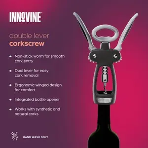 INNOVINE Double Lever Corkscrew