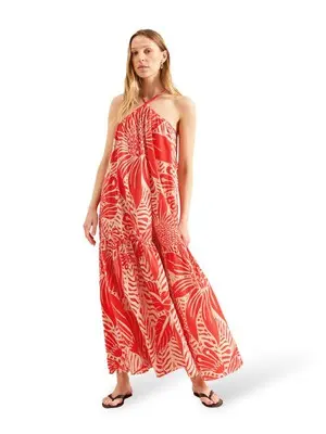 RO&ZO Floral Halterneck Maxi Dress