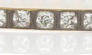 Freida Rothman Square Radiance Cubic Zirconia Bangle