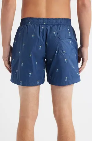 EASTSIDE GOLF Allover Swingman Swim Trunks