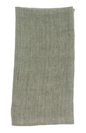 CREATIVE WOMEN Stone Washed Linen Dinner Napkinsset Of 4 - Sage