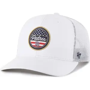 '47 San Diego Padres Trucker Hat - White