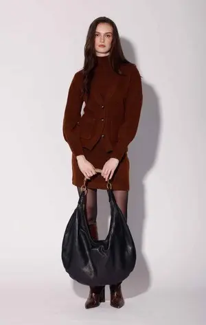 Walter Baker Jane Large Leather Hobo Bag