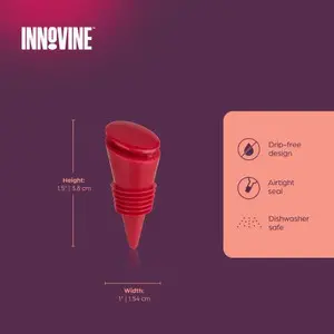 INNOVINE Silicone Bottle Stoppers Set Of 4