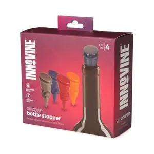 INNOVINE Silicone Bottle Stoppers Set Of 4