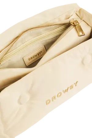 DROWSY SLEEP CO. Silk Necessaire Pouch - Dusty Gold