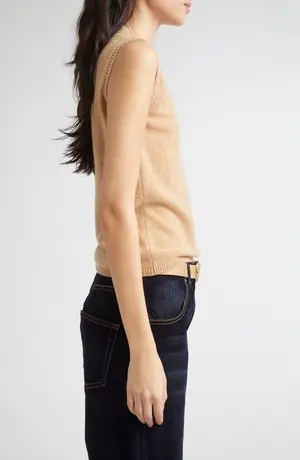 Eleventy Cashmere Sweater Vest - 04nn Camel