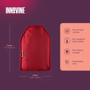INNOVINE Freeze Gel Bottle Sleeve - Raspberry