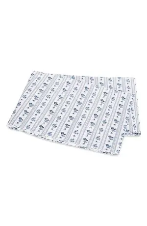 MATOUK Cabanon Stripe 500 Thread Count Cotton Percale Flat Sheet