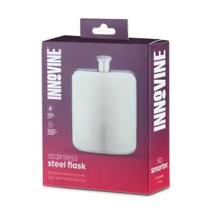 INNOVINE Brushed Stainless Steel Flask