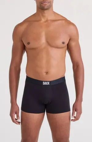 SAXX Vibe Xtra Soft Comfort Trunks Black