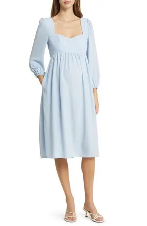 EMILIA GEORGE Sophie Dress - Blue
