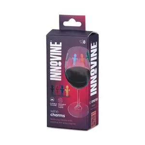 INNOVINE Wine Charms Set Of 8