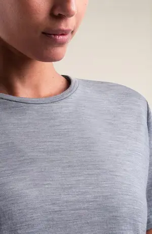 Icebreaker Lyocell & Merino Blend 125 Cool-lite Sphere T-shirt - Metro Heather