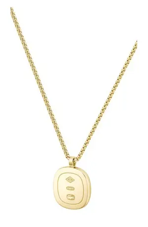 Lacoste Vigor Pendant Necklace - Gold