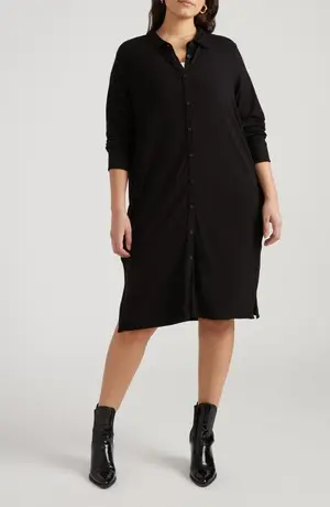 Stretch Shirtdress