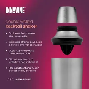 INNOVINE Double Walled Cocktail Shaker