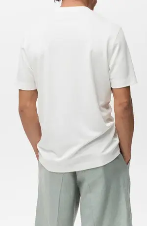 Mango Lyocell Blend T-shirt - White