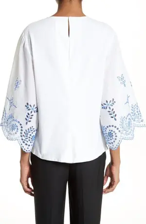 Tory Burch Mariana Broderie Anglaise Top