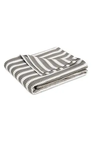 MATOUK Apollo Stripe Matelassé Coverlet - Comet